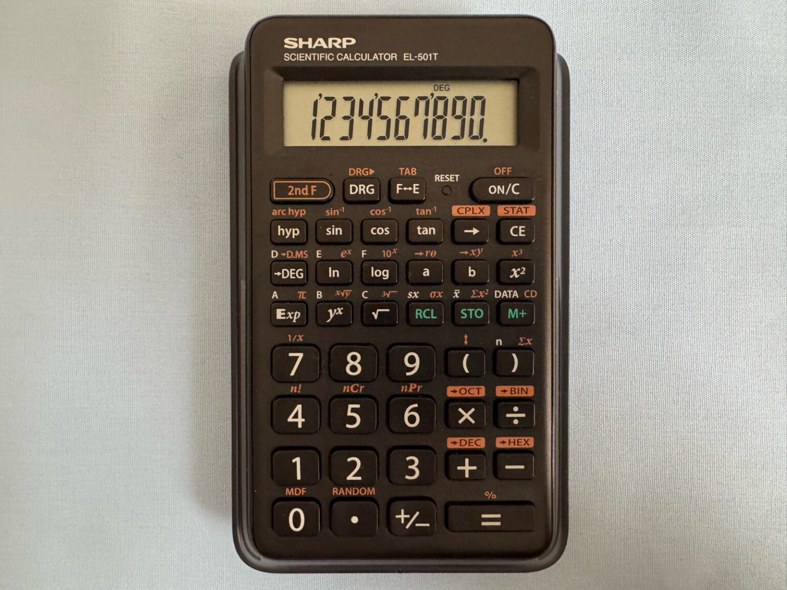 1,000円で買える関数電卓EL-501T 小型軽量で大きな表示の実力派 | マイハリ