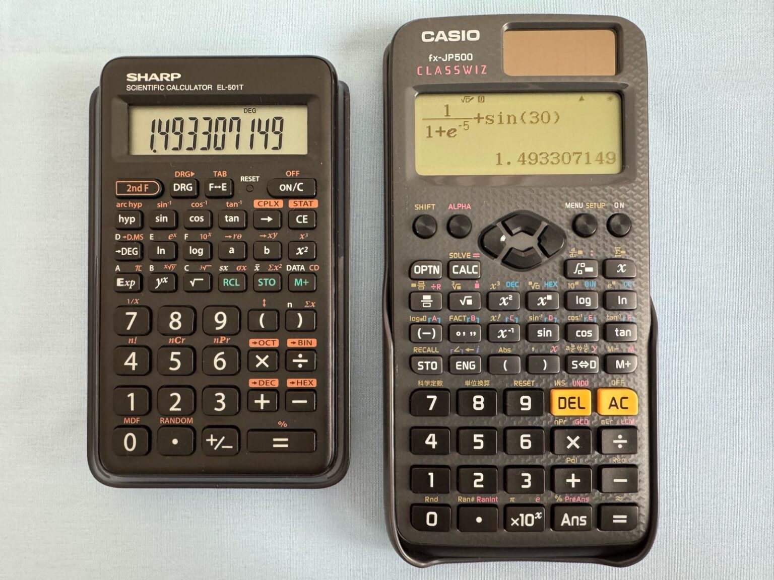 1,000円で買える関数電卓EL-501T 小型軽量で大きな表示の実力派 | マイハリ